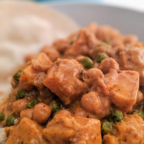 Winter Warmer Vegan Pumpkin and Chickpea Korma Curry - WithExtraVeg